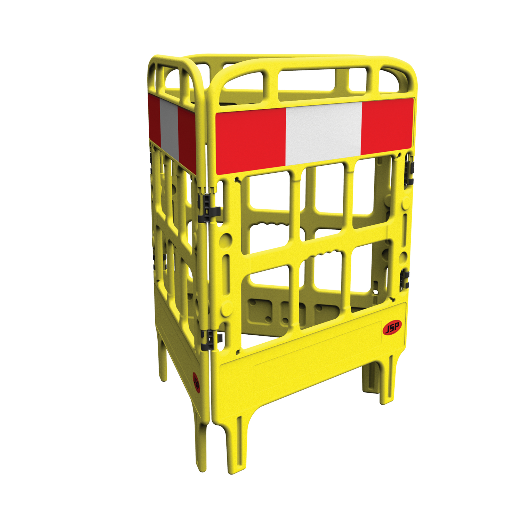 Portagate™ 3 Gate Compact Barrier System - Yellow