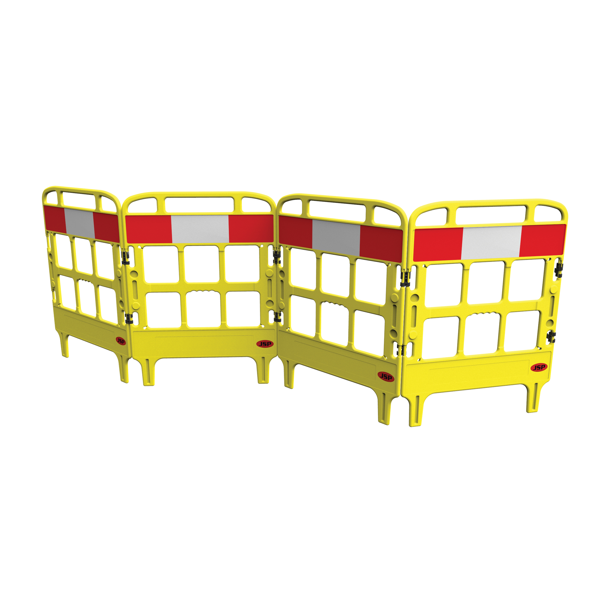 Portagate™ 4 Gate Compact Barrier System - Yellow