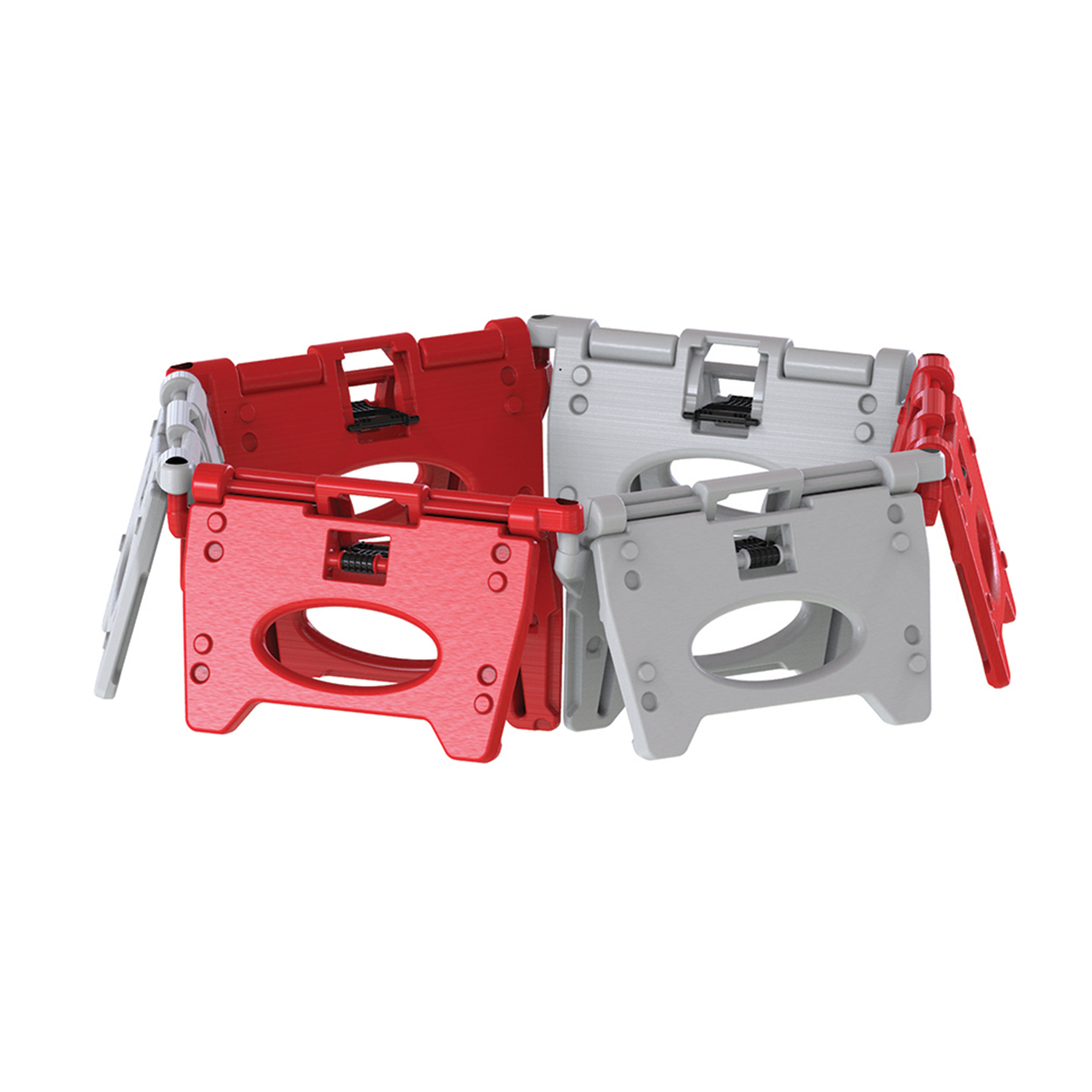 AlphaBloc™ 1m Folding Traffic Separator - Red